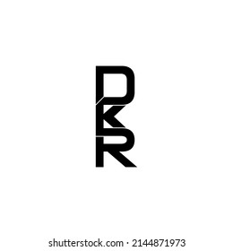 Dkr Letter Monogram Logo Design Original Stock Vector (Royalty Free ...