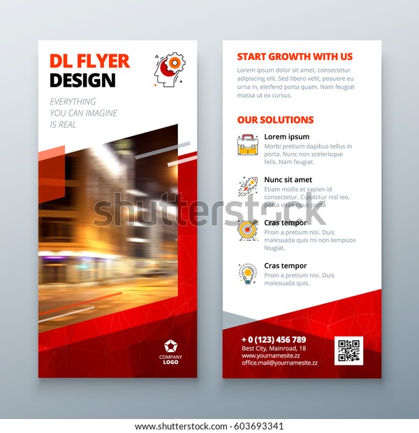 Dl Flyer Design Layout Dl Corporate Stock Vector (Royalty Free) 603693341