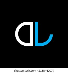 Dl Letter Logo Creative Design Vector Stock Vector (Royalty Free ...