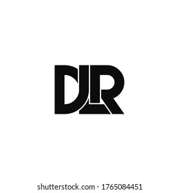 Dlr Letter Original Monogram Logo Design Stock Vector (Royalty Free ...
