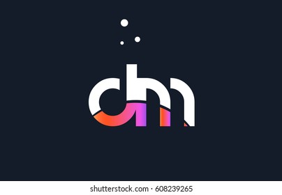 Dm D M Pink Modern Creative Stock Vector (Royalty Free) 608239265 ...
