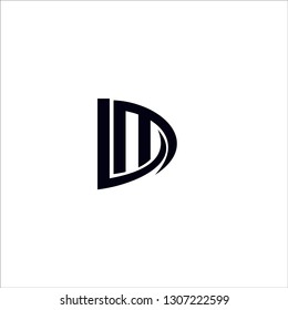 Dm Initial Logo Company Name Stock Vector (Royalty Free) 1307222599 ...