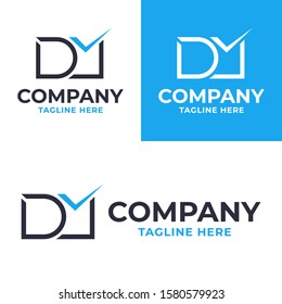 Dm Logo Check Dm Logo Design Stock Vector (Royalty Free) 1580579923