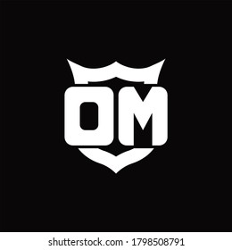 68 Abstract letter dm shield logo Images, Stock Photos & Vectors ...