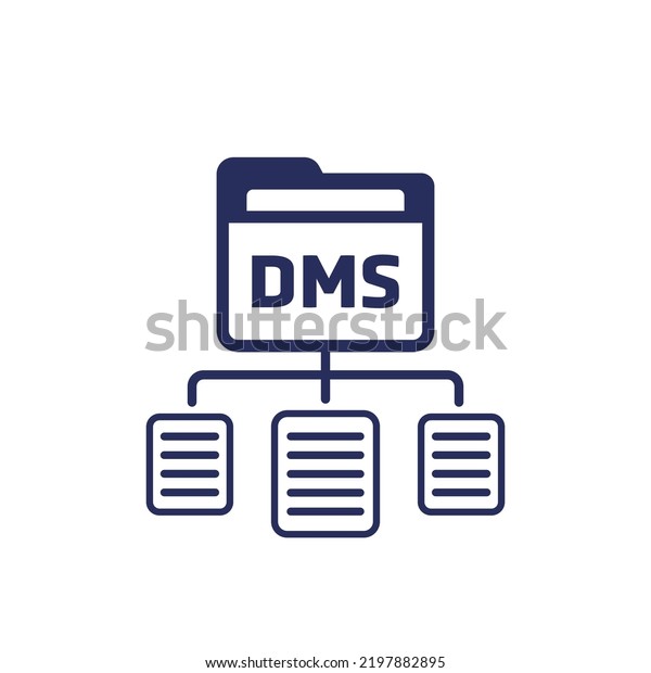Dms Document Management System Icon On Stock Vector (Royalty Free ... Dms Document Management System Icon On Stock Vector (Royalty Free ...