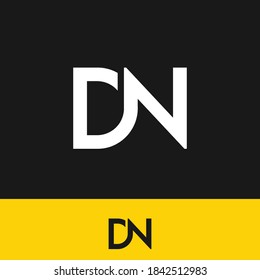 Dn Logo Design Letter D N Stock Vector (Royalty Free) 1842512983 ...