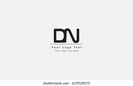 Dn Nd Letter Logo Unique Attractive Stock Vector (Royalty Free) 1579139575