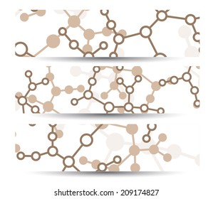Dna Banner Your Design Digital Illustration Stock Vector (Royalty Free ...