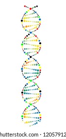 Dna Biology Vector Stock Vector (Royalty Free) 120579124 | Shutterstock