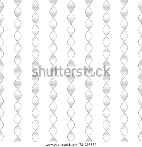 Dna Double Helix Simple Stylized Seamless Stock Vector (Royalty Free ...