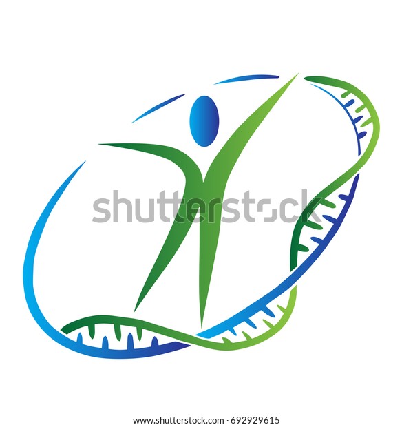 Dna Health Logo Stock Vector (Royalty Free) 692929615 | Shutterstock