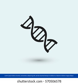Isolated Vector Dna Helix Icons Stock Vector (Royalty Free) 1595813593 ...