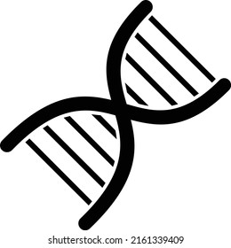 Dna Icon Vector White Background Stock Vector (Royalty Free) 2161339409 ...
