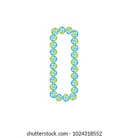 Dna Letter Logo Icon Design Stock Vector (Royalty Free) 1024318552 ...