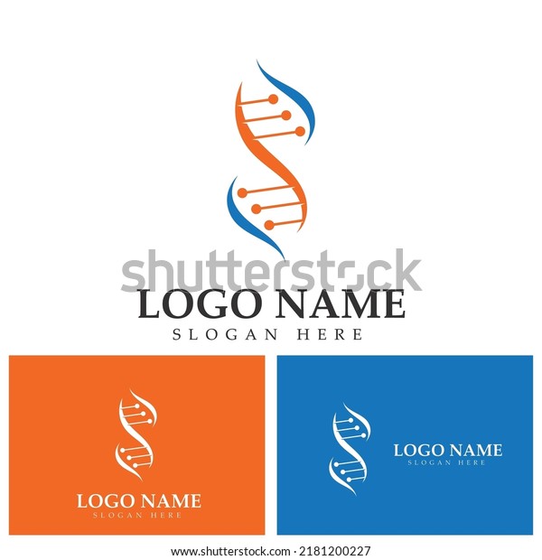 Dna Letter S Logo Design Template Stock Vector (Royalty Free ...
