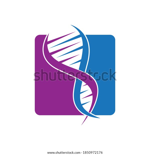 Dna Logo Symbol Icon Vector Template Stock Vector (Royalty Free ...