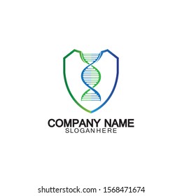 Dna Shield Logo Icon Designvector: เวกเตอร์สต็อก (ปลอดค่าลิขสิทธิ์ ...
