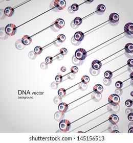 Dna Spiral Stock Vector (Royalty Free) 145156513 | Shutterstock