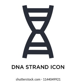 Dna Strand Icon Vector Isolated On Stock Vector (Royalty Free ...