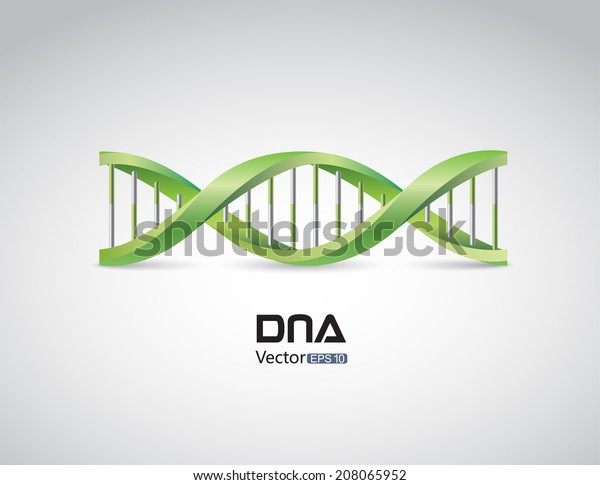 Dna Symbol Stock Vector (Royalty Free) 208065952 | Shutterstock