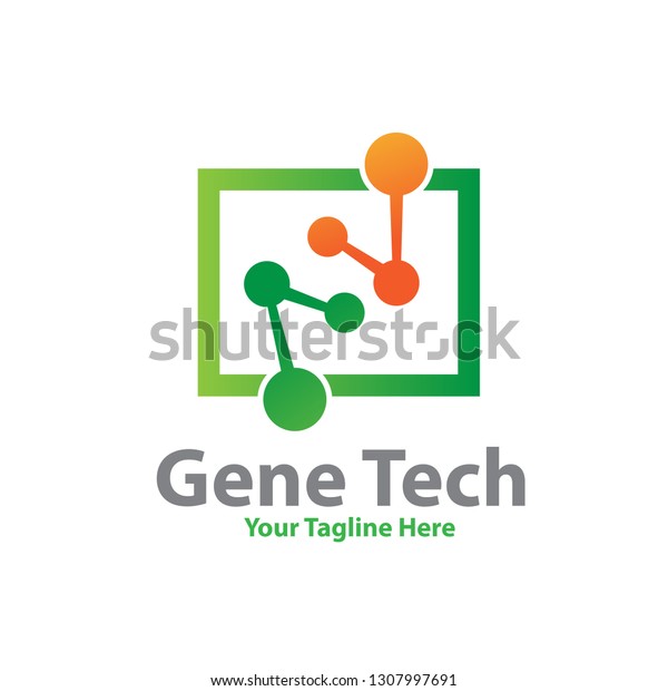 Dna Tech Logo Designs Stock Vector (Royalty Free) 1307997691 | Shutterstock