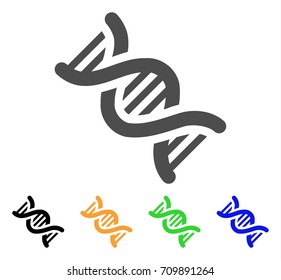 Dna Vector Pictogram Style Flat Graphic Stock Vector (Royalty Free ...