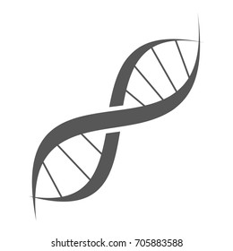 Dna Sign Vector Black Icon Two: vector de stock (libre de regalías ...