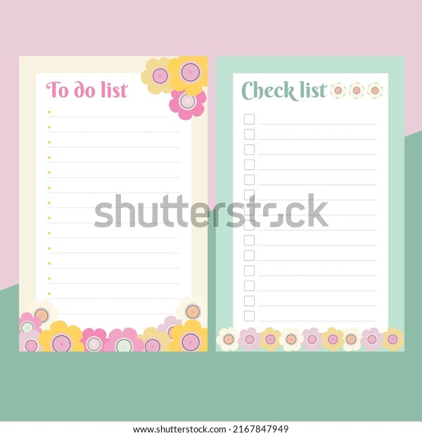 Pour effectuer et vérifier la liste : image vectorielle de stock (libre ...