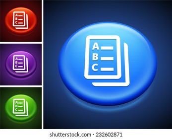 Do List On Blue Round Button Stock Vector (Royalty Free) 232602871 ...