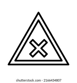 Do Not Bleach Icon Line Art Stock Vector (Royalty Free) 2166434807 ...
