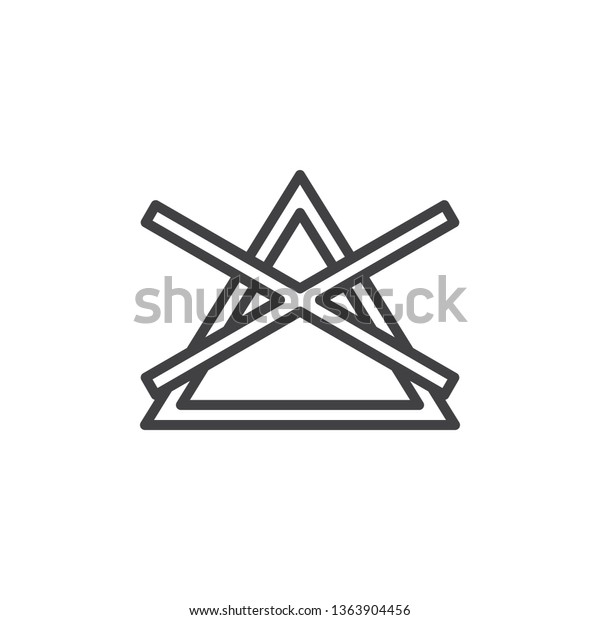 Do Not Bleach Laundromat Sign Line Stock Vector (Royalty Free ...