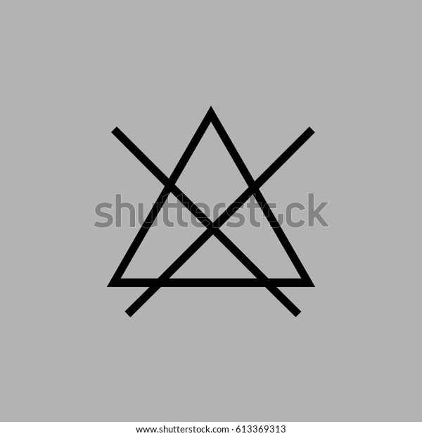 Do Not Bleach Washing Laundry Symbol Stock Vector (Royalty Free ...