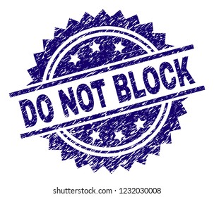 Do Not Block Stamp Seal Watermark Stock Vector (Royalty Free ...