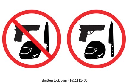 45 Do Not Carry Weapons Images, Stock Photos & Vectors | Shutterstock