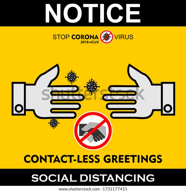 Do Not Contact Poster Banner Vector Stock Vector (Royalty Free ...