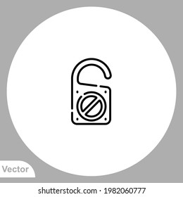 Do Not Distribution Icon Sign Vectorsymbol Stock Vector (Royalty Free ...