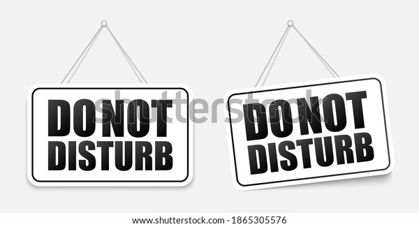 Do Not Distrub Vector Symbol Vector Stock Vector (Royalty Free ...