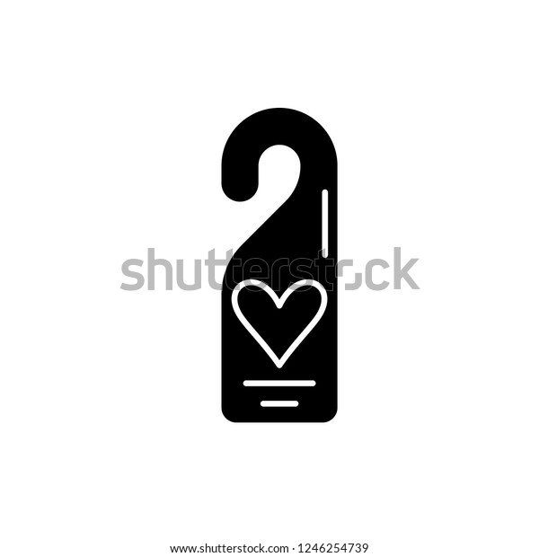 Do Not Disturb Black Icon Vector Stock Vector (Royalty Free) 1246254739 ...
