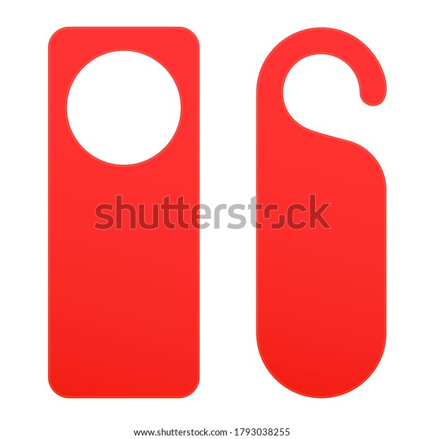 Do Not Disturb Sign Template Door Stock Vector (Royalty Free ...