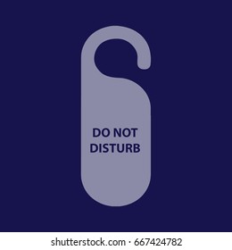 Do Not Disturb Vector Sign Blue 스톡 벡터(로열티 프리) 667424782 | Shutterstock