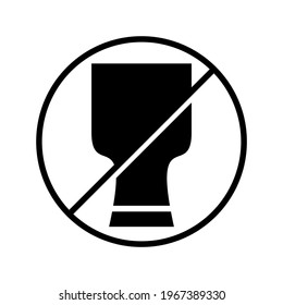 Do Not Drink Icon Logo Isolated Stock Vector (Royalty Free) 1967389330 ...