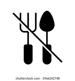 Do Not Eat Icon Logo Isolated Stock Vector (Royalty Free) 1966242748 ...