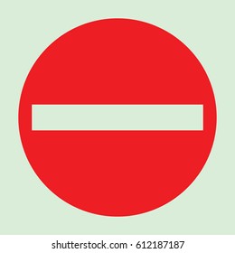 Do Not Eneter Sign Gray Stock Vector (Royalty Free) 612187187