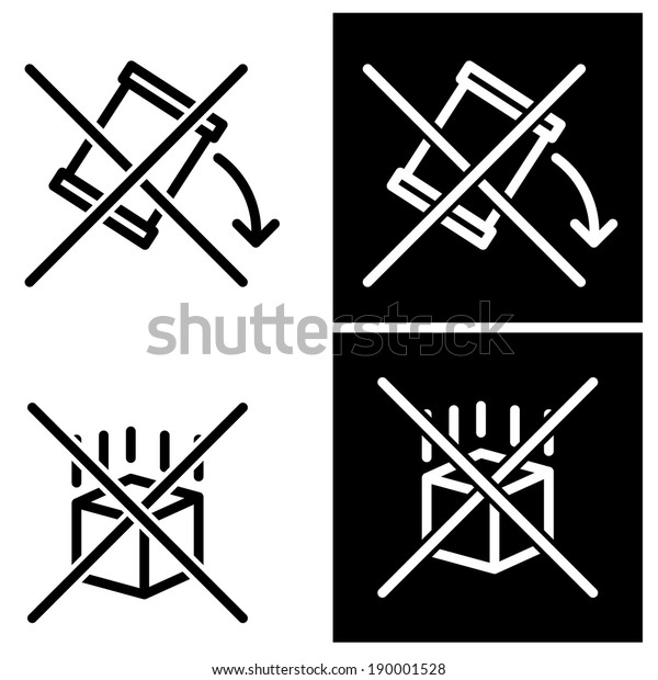Do Not Lay Down Drop Icon Stock Vector (Royalty Free) 190001528 ...