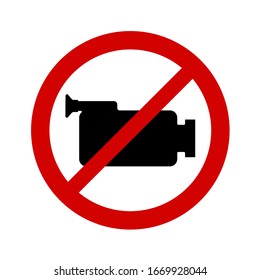 150 Do not record video icon Images, Stock Photos & Vectors | Shutterstock