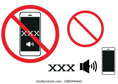 Do Not Store Pornography On Mobile Stock Vector (Royalty Free ...