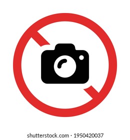 Do Not Take Photo No Camera Stock Vector (Royalty Free) 1950420037