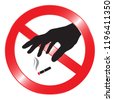 Do Not Throw Cigarettes Royalty-Free Images, Stock Photos & Pictures ...