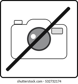Do Not Use Camera Icon Stock Vector (Royalty Free) 532732174