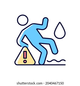 Do Not Use On Wet Surface Stock Vector (Royalty Free) 2040467150 ...